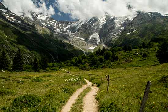 Randonnée au col du Tricot dans le Mont Blanc en famille